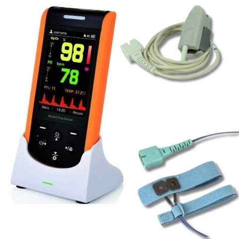 Pulsoksymetr Oxy 110 dla dzieci i dorosłych + przystawka neonatalno ...